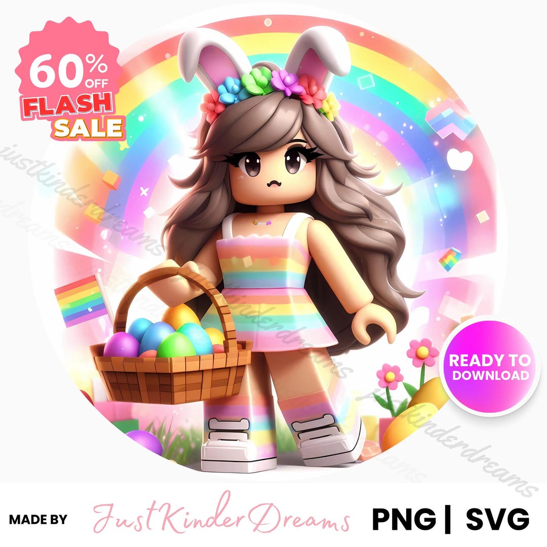 Roblox Easter Png, Roblox Png, Roblox Easter Sublimation Wraps, Roblox ...