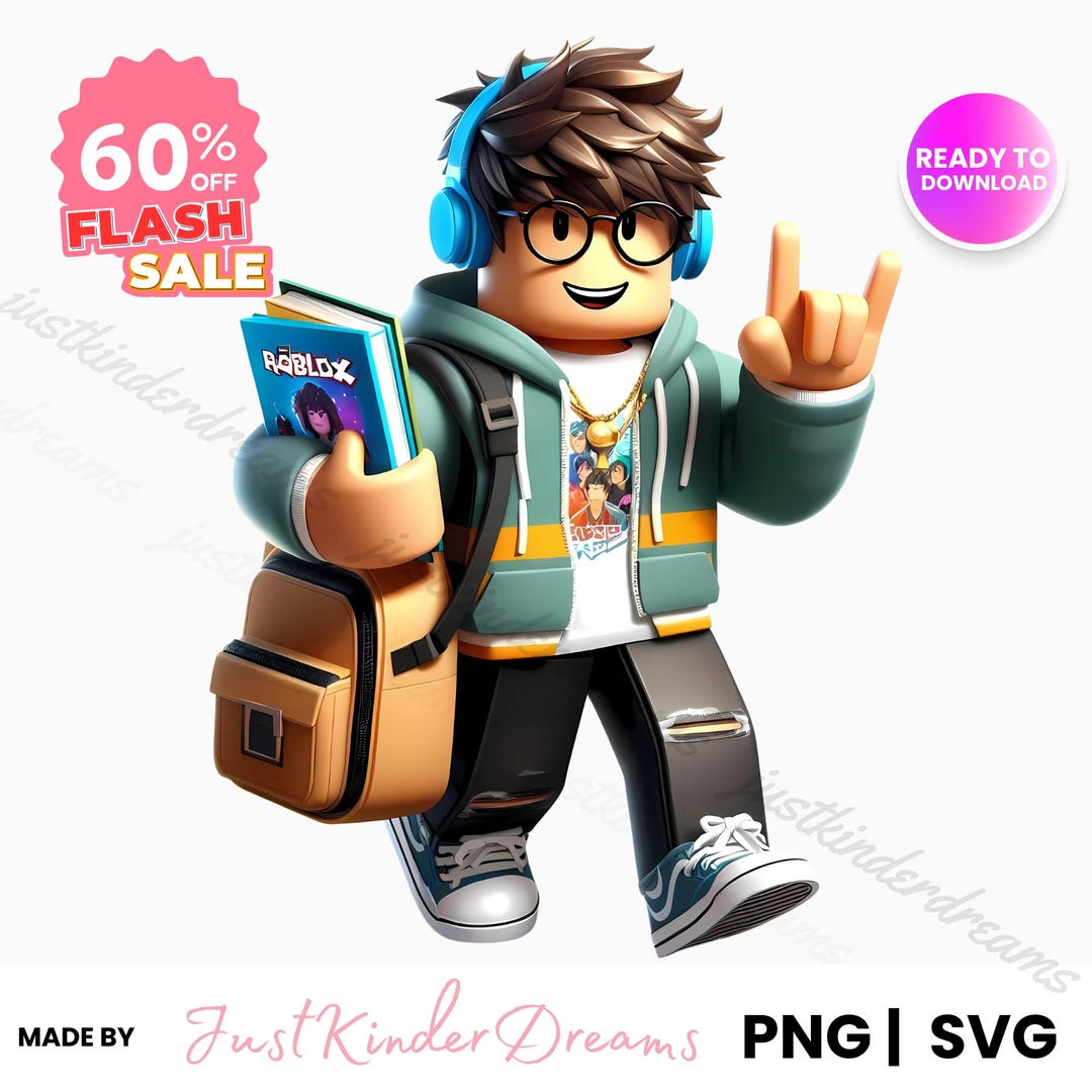 First Day School Png, Roblox Png Stickers, Roblox Back to School Png ...