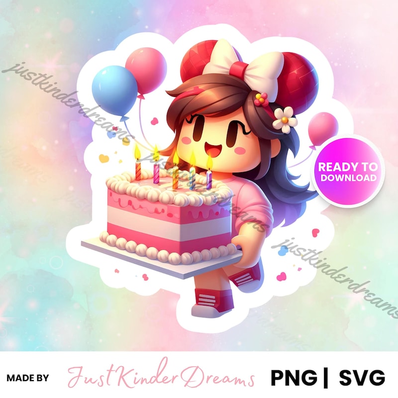 Girl Roblox Stickers - Etsy