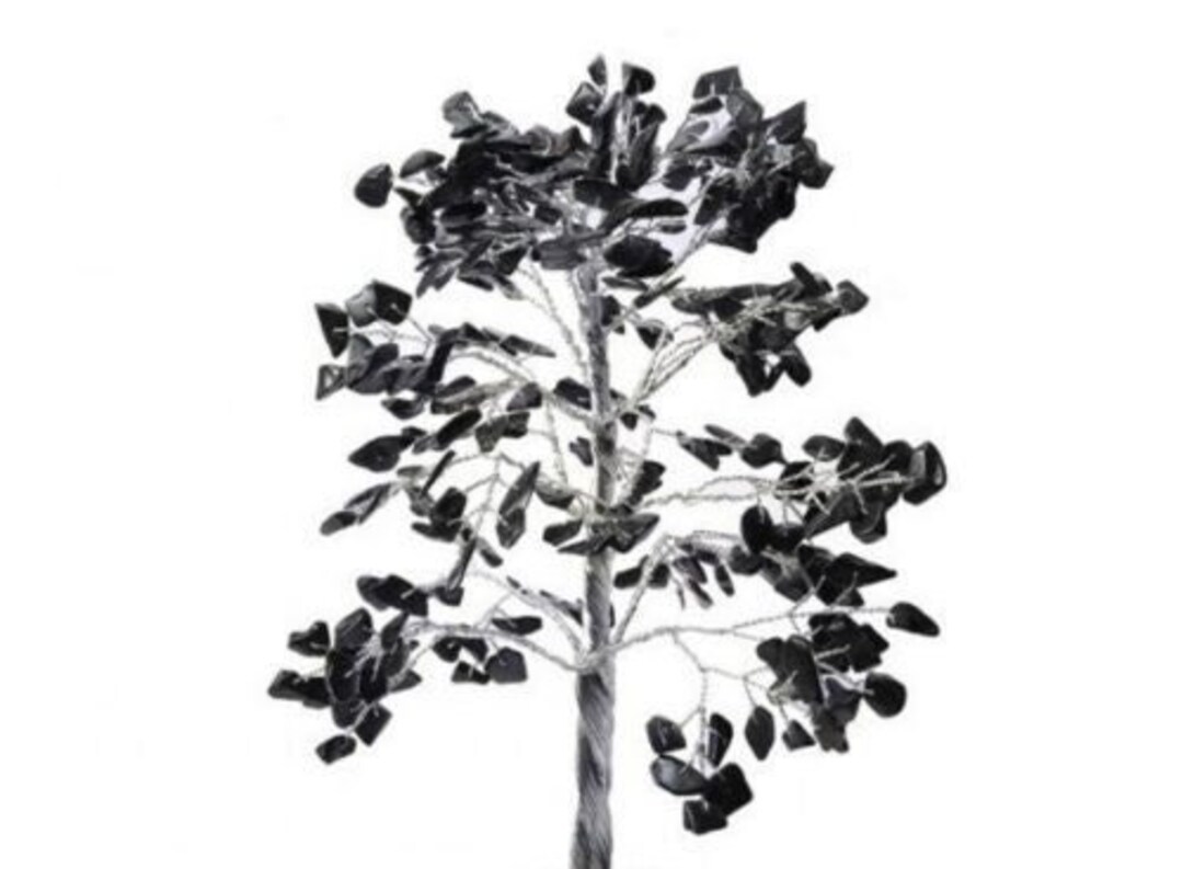 Studio Ghibli Soot Sprites Tree, Crystal Snowflake Obsidian Tree With ...