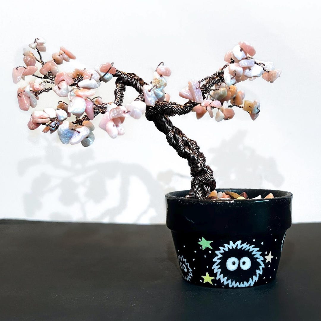Wire Wrapped Healing Crystal Tree, Studio Ghibli Soot Sprites Sootballs ...