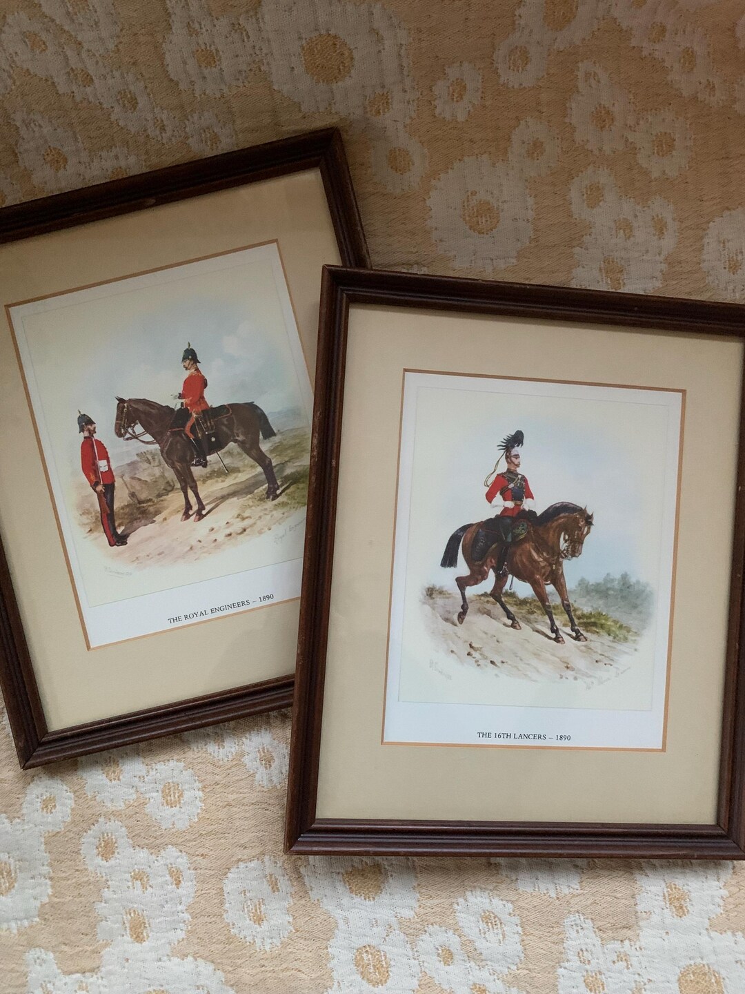 Two Vintage Framed Royal Guard Prints - R. Simkin Art - Etsy
