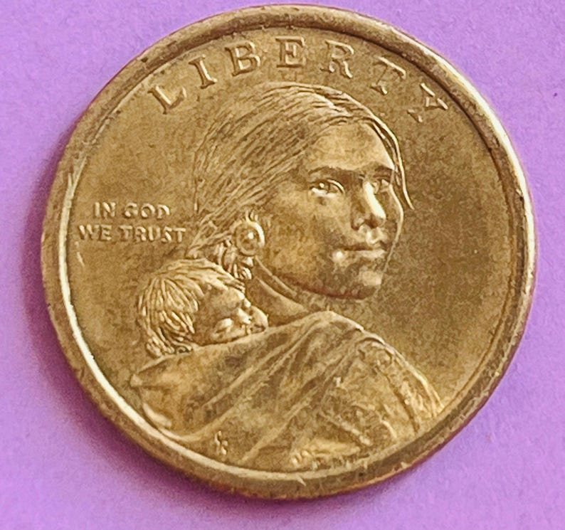 Liberty Sacagawea 1 US Dollar - Etsy