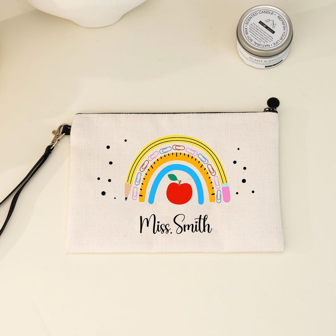Custom Teacher Pencil Case,thank You Gift,teacher Appreciation Gift ...