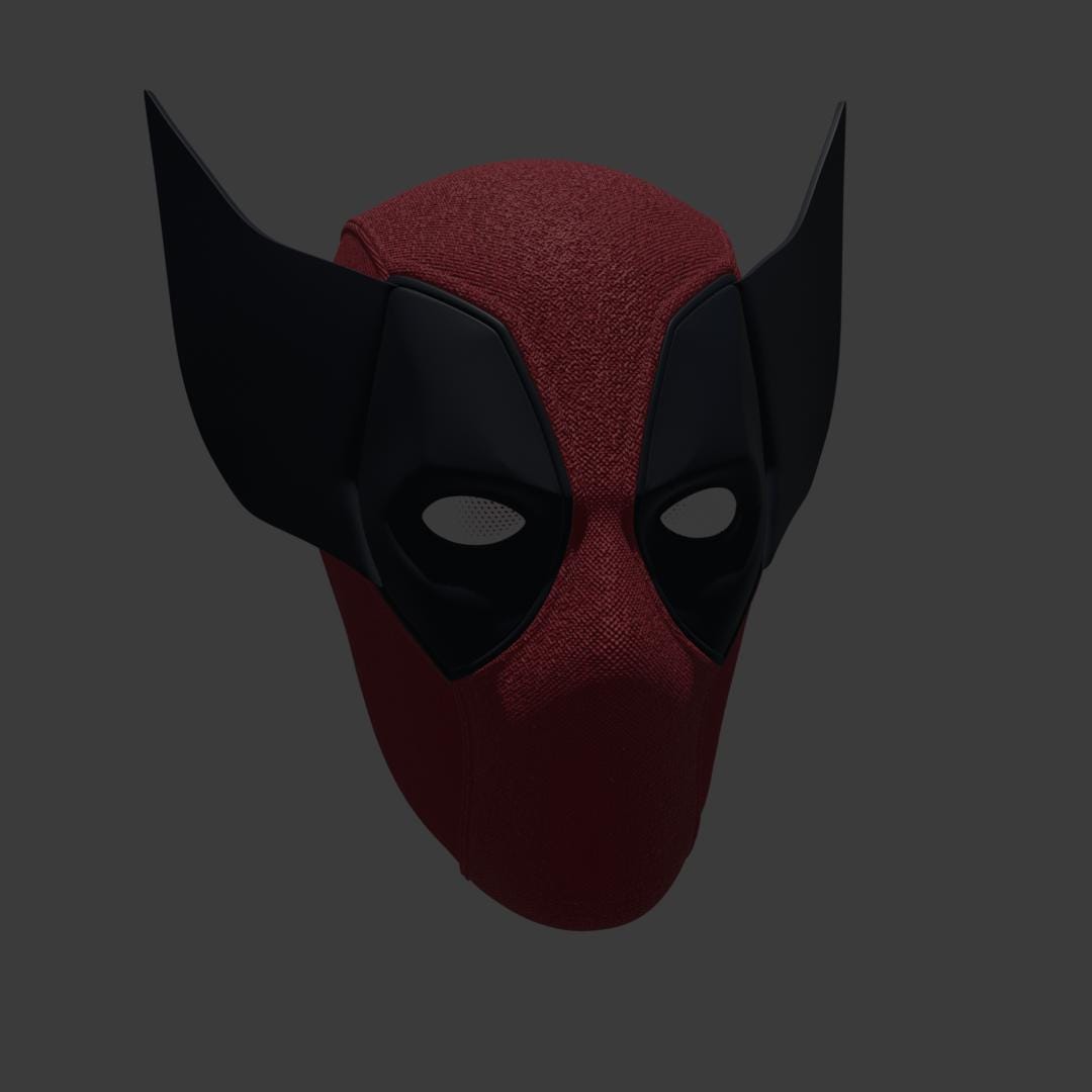 Deadpool Mask Detail With Texture and Magnet Slot STL - Etsy