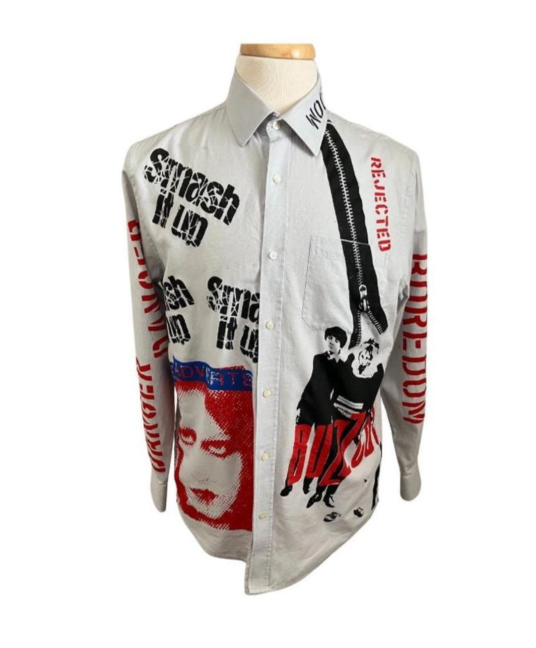 One-of-a-kind Punk Rock Button Down Shirt – Size M - Etsy