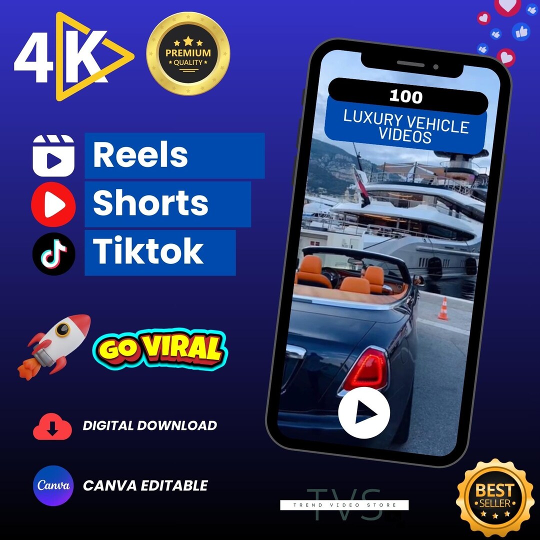 100 Luxury Vehicle Videos – HD/4K Bundle | Cars,yachts,jets,helicopters ...