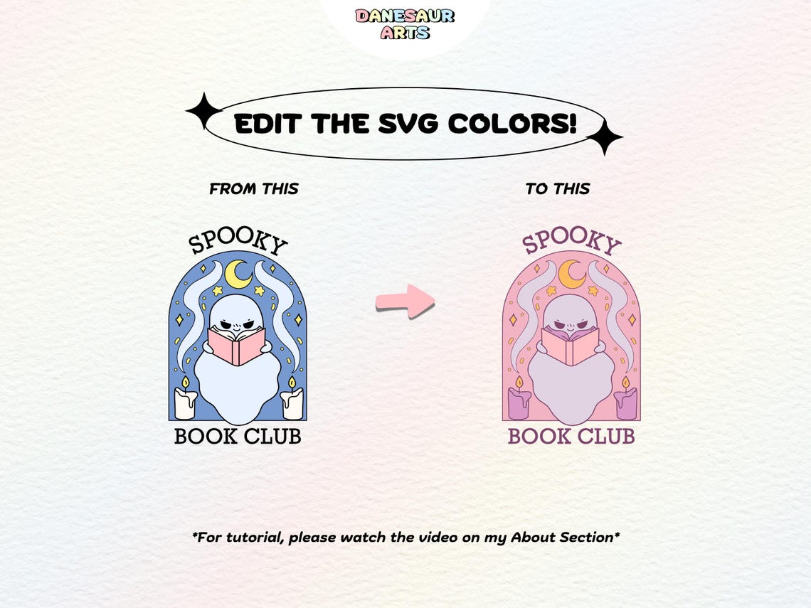 Spooky Book Club SVG Cute Angry Ghost Reading PNG Halloween Ghost ...