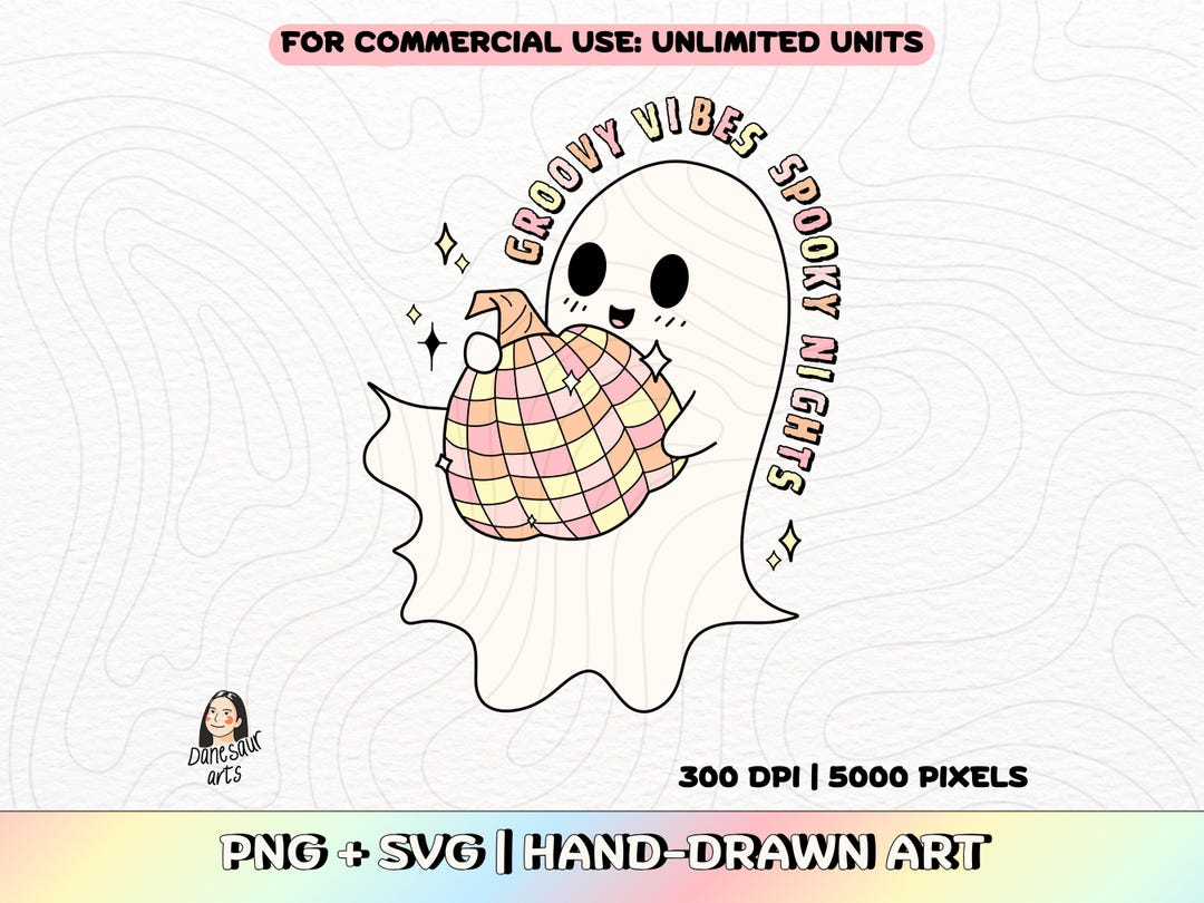 Groovy Halloween SVG Halloween Pumpkin Retro Disco Ball Pumpkin Groovy ...