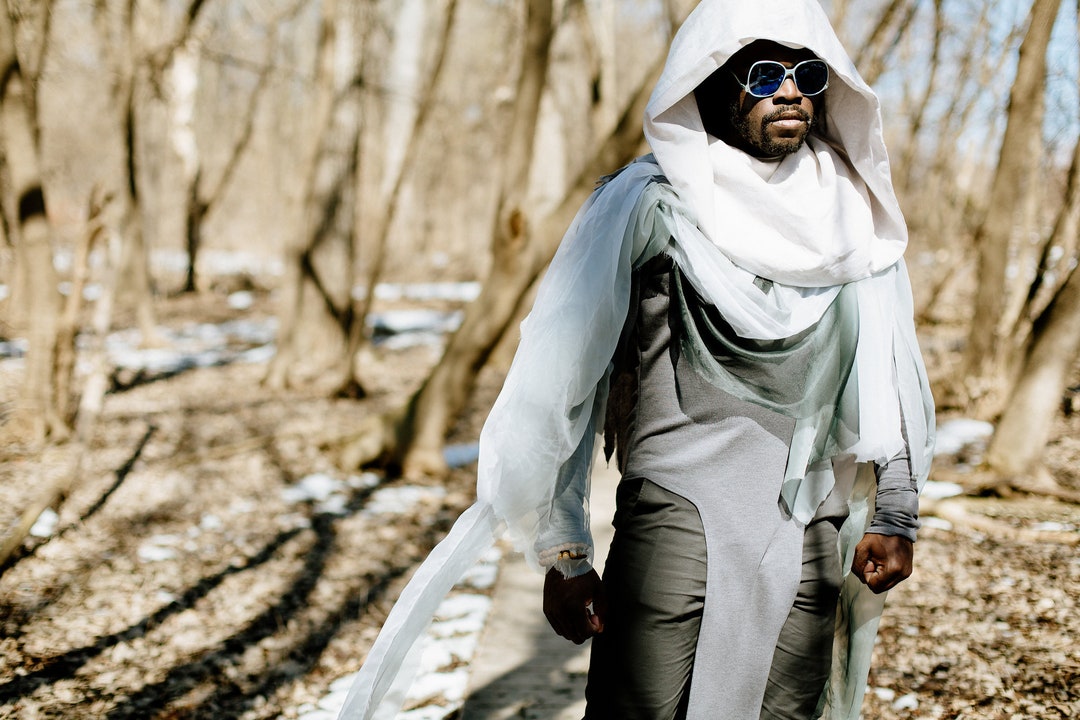 Cyberpunk Cape Cowl Hood Futuristic Clothing Dune Madmax - Etsy Canada