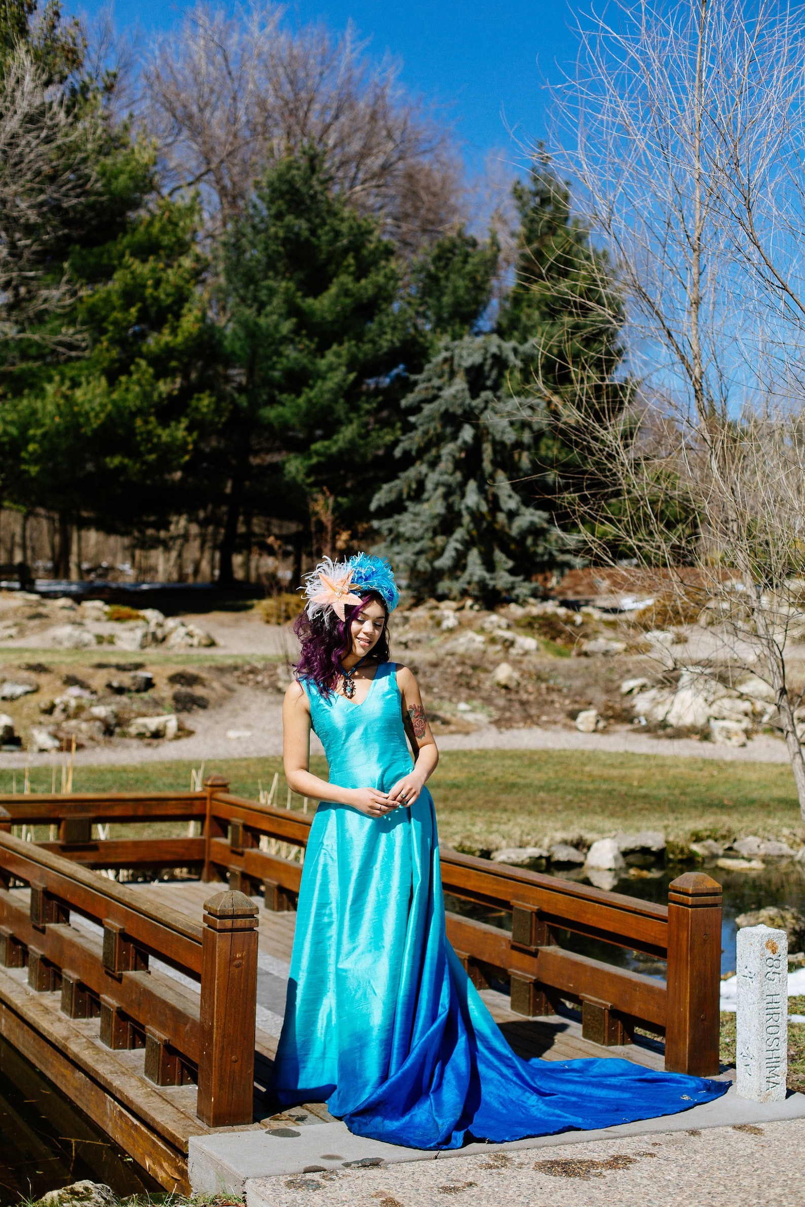 Tropical Sea Gown Beach Wedding Dress Unique Wedding Blue - Etsy