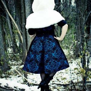 Bridal Mini Cape Short Wedding Cape Wrap Shawl Winter Snow Handmade ...