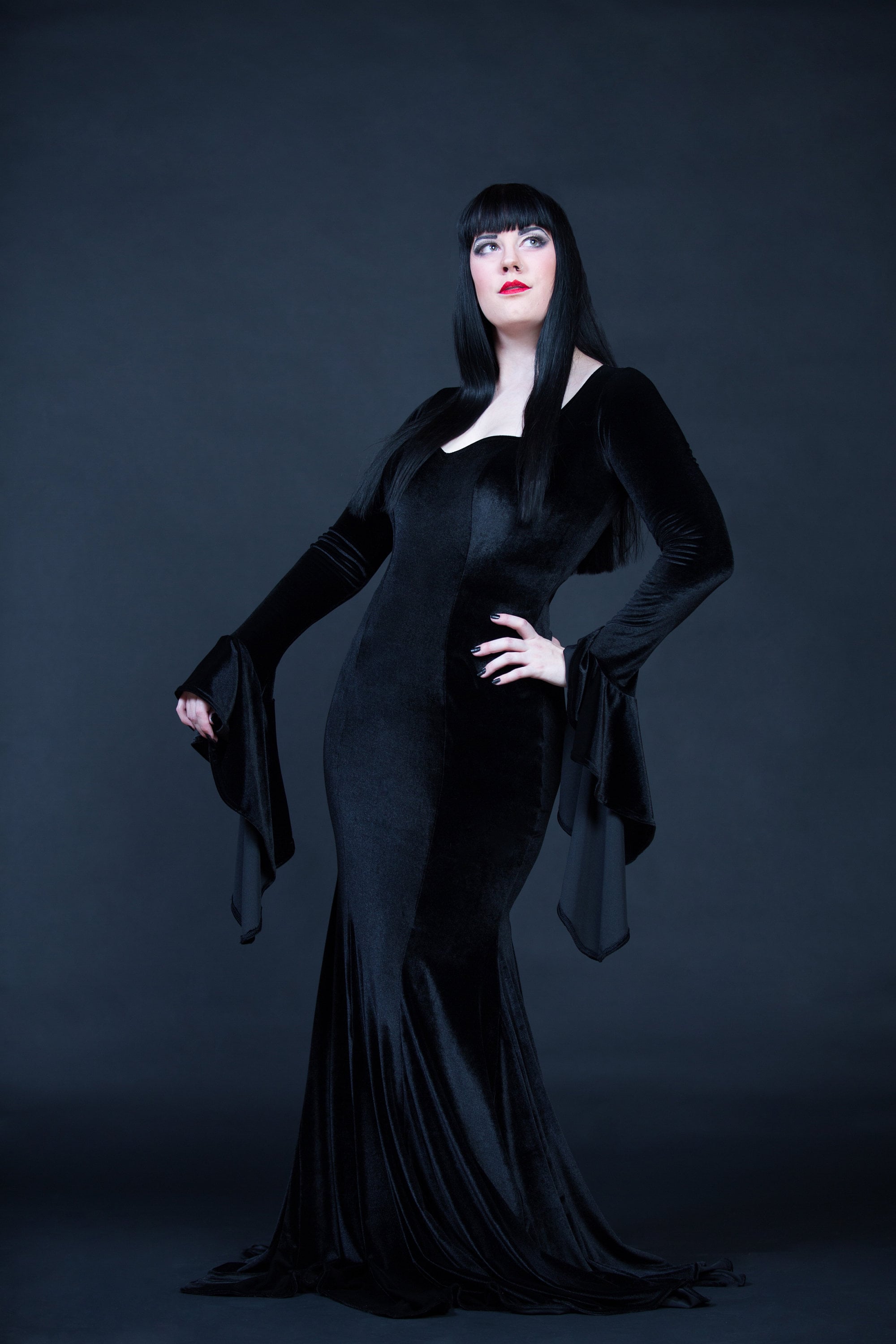 Morticia Addams Dress Etsy