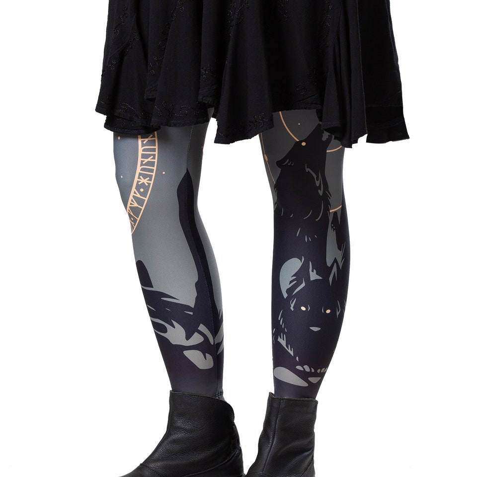 Norse Leggings with Wolves Twilight sold by Auto Repair parts | SKU ...