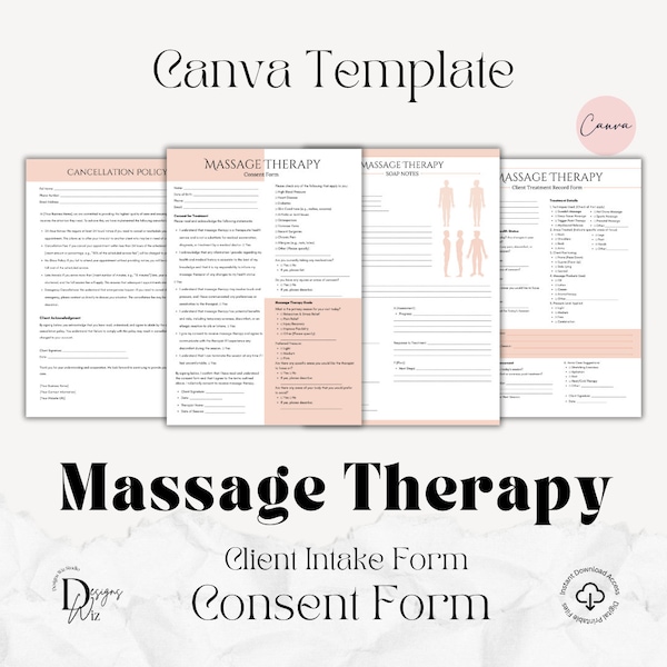 Consent Form for Eyelash Extension Client Intake Form Editable Simple ...