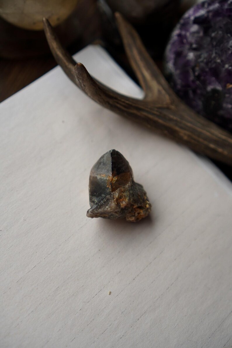 Morion Quartz Crystal: Raw Ukrainian Volyn Specimen - Etsy