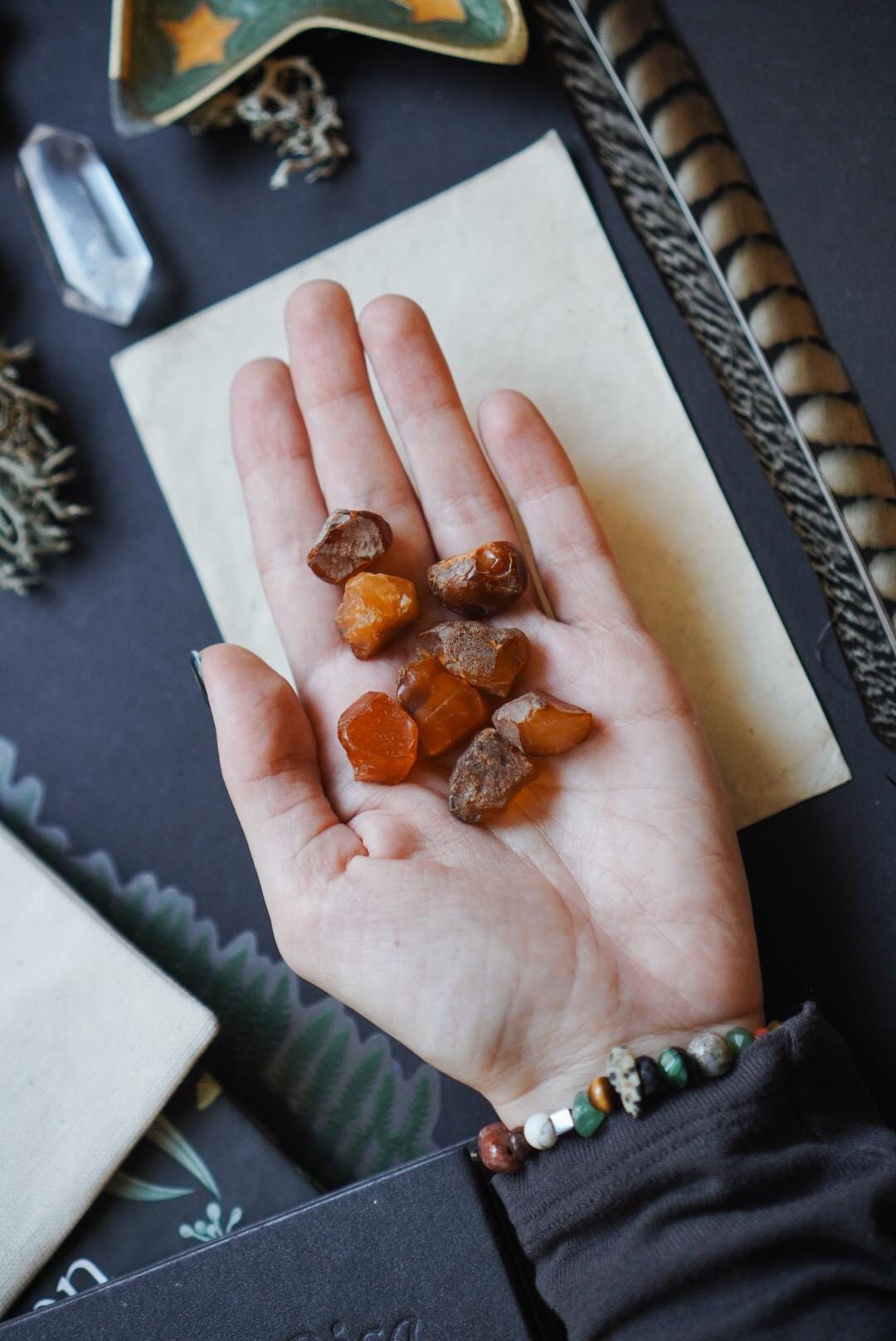 Natural Ukrainian Amber Set of 8 Raw Amber Crystals 2010 Mining ...