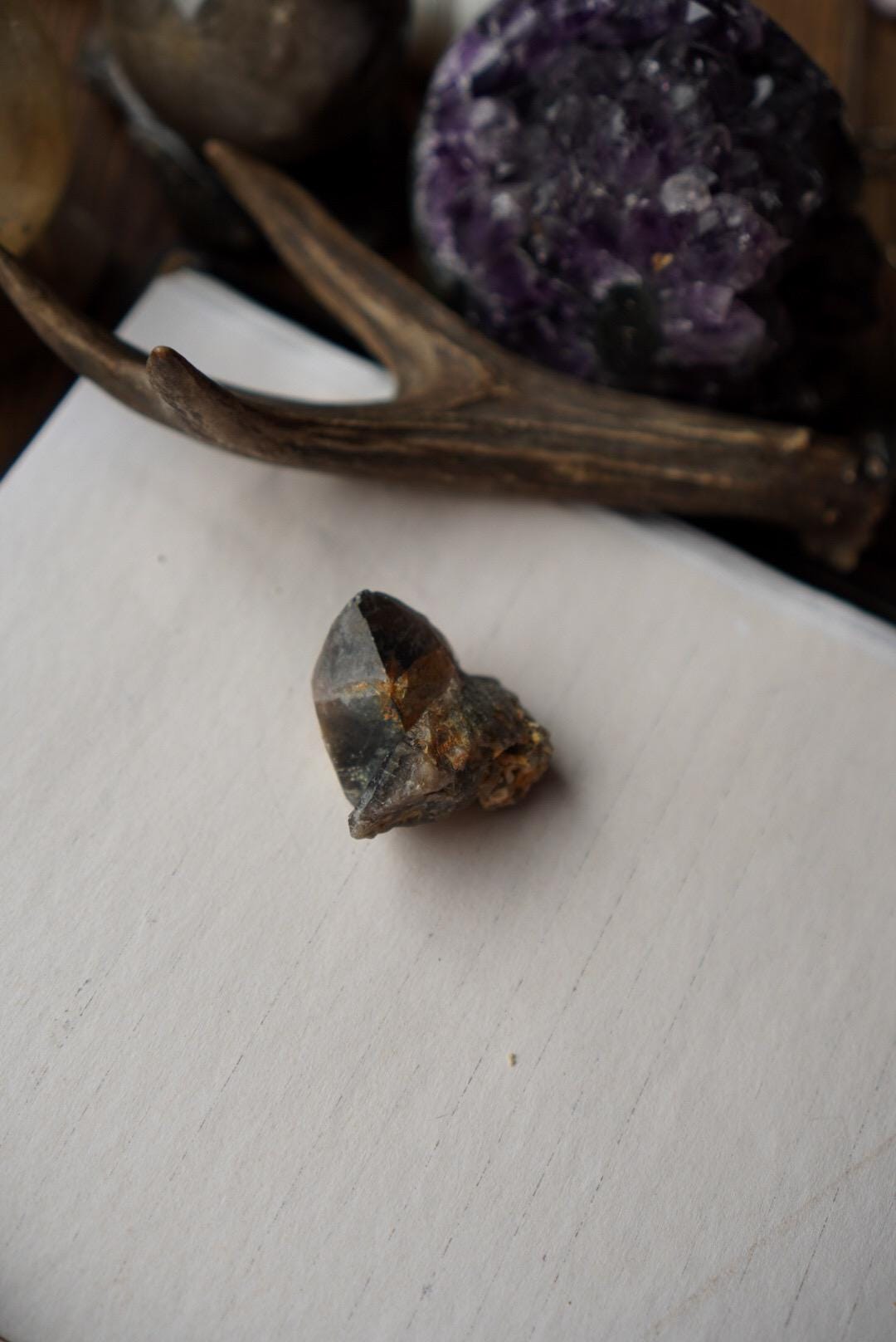 Morion Quartz Crystal: Raw Ukrainian Volyn Specimen - Etsy