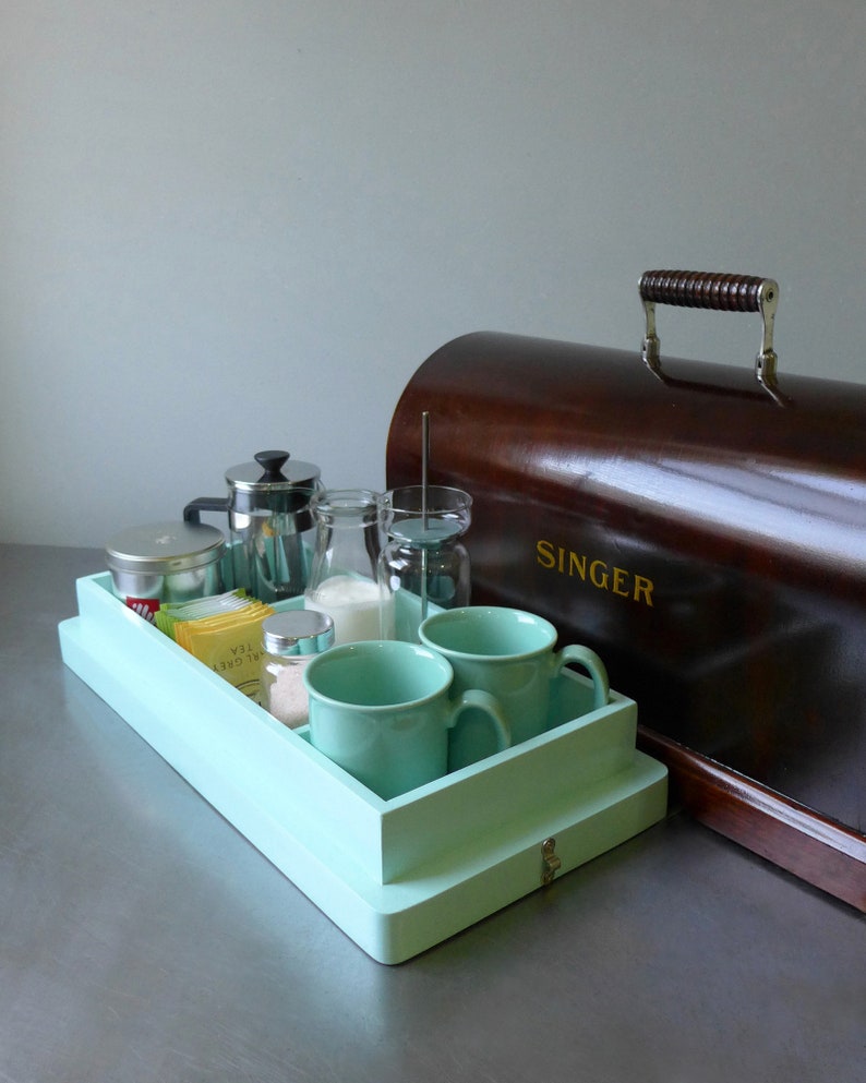 Storage Box Made From an Upcycled "singer" Sewing Machine Cover. - Etsy