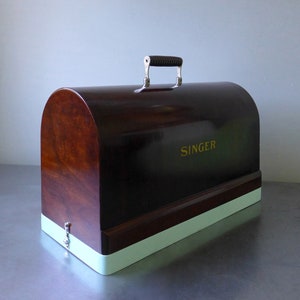 Storage Box Made From an Upcycled "singer" Sewing Machine Cover. - Etsy
