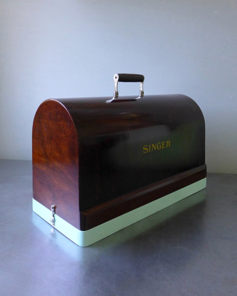 Storage Box Made From an Upcycled "singer" Sewing Machine Cover. - Etsy