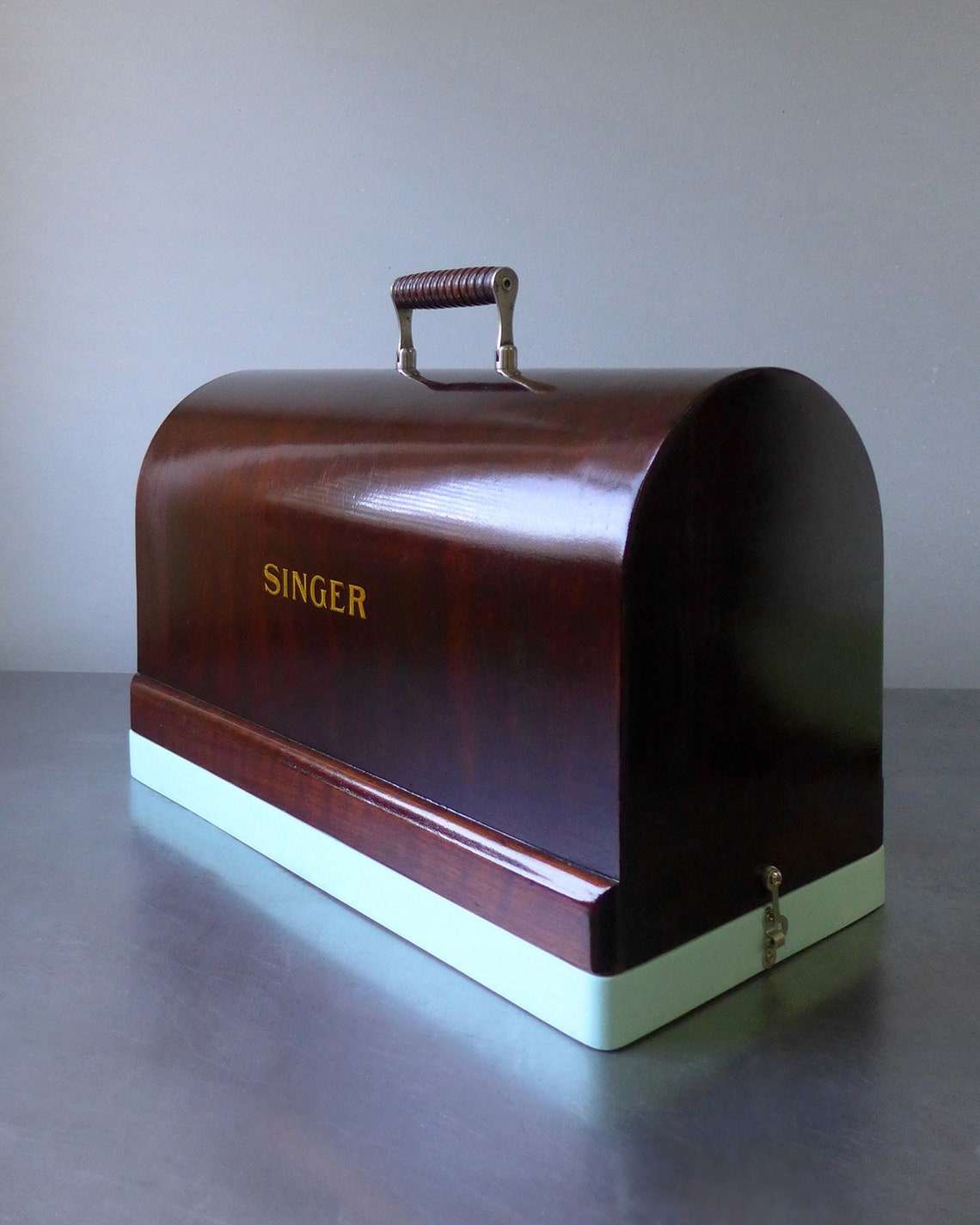Storage Box Made From an Upcycled "singer" Sewing Machine Cover. - Etsy