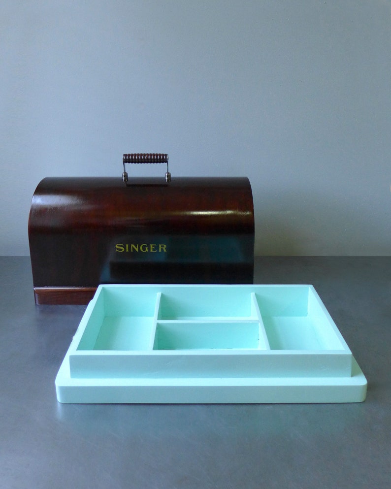 Storage Box Made From an Upcycled "singer" Sewing Machine Cover. - Etsy
