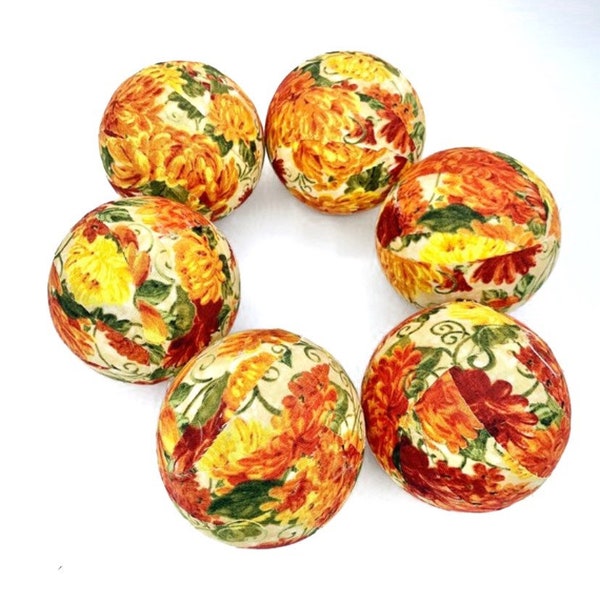 Red Flower Balls - Etsy