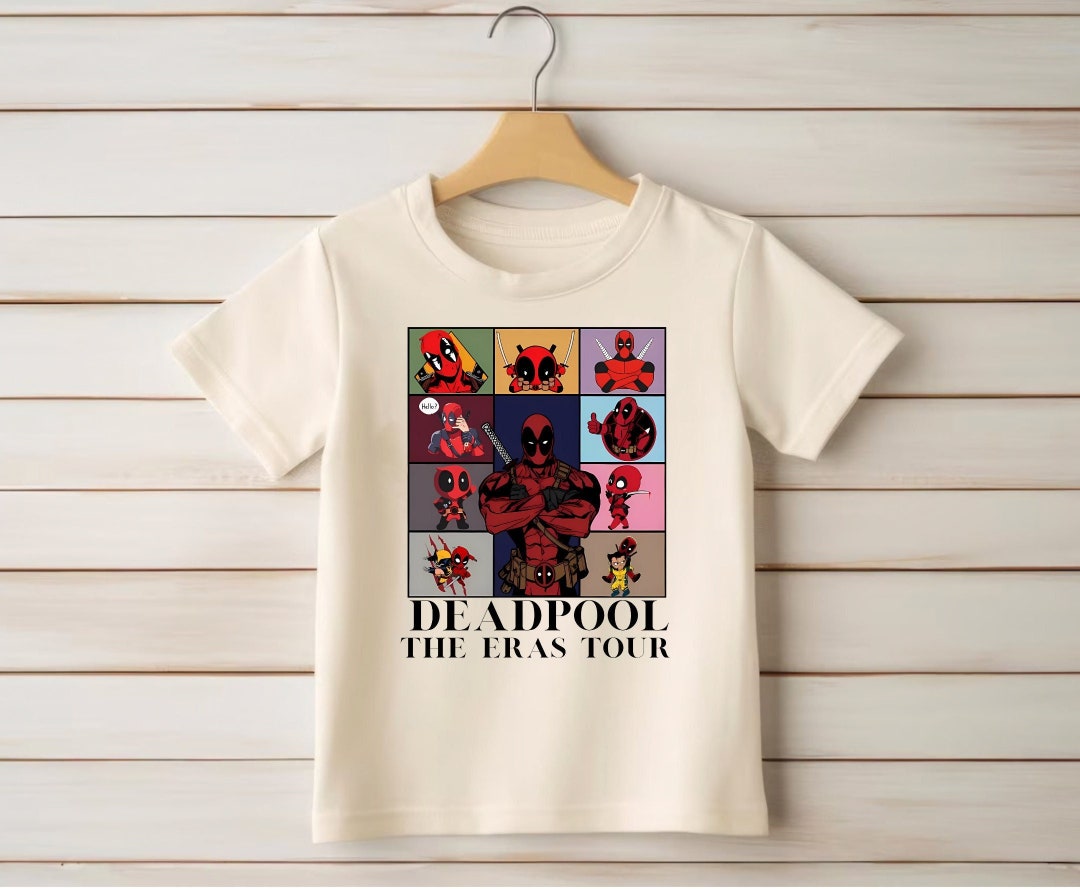 Marvel Deadpool the Eras Tour Shirt, Disney Funny Superhero Shirt ...