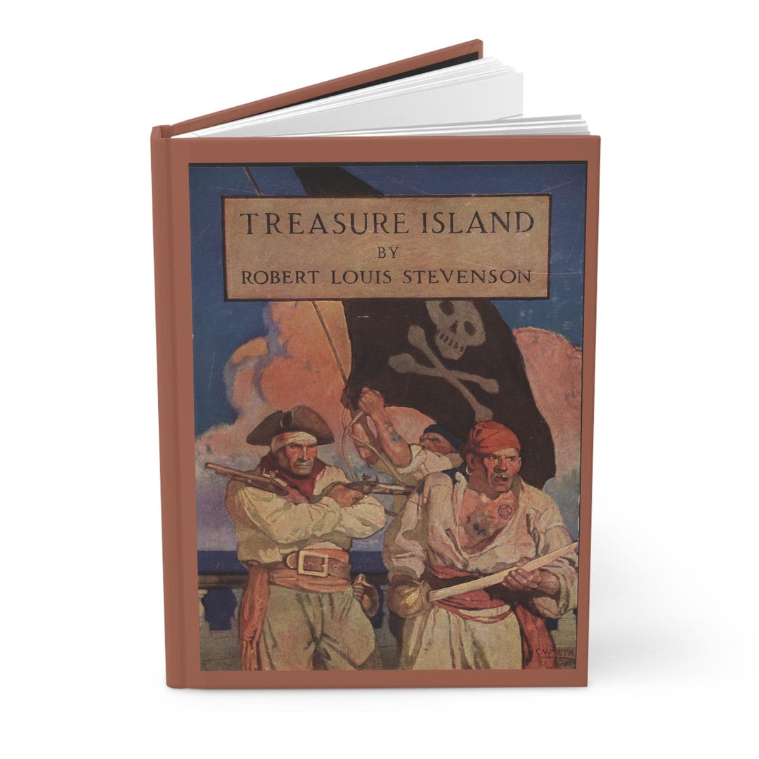 Treasure Island, First Edition Reproduction LARGER Journal - LINED ...