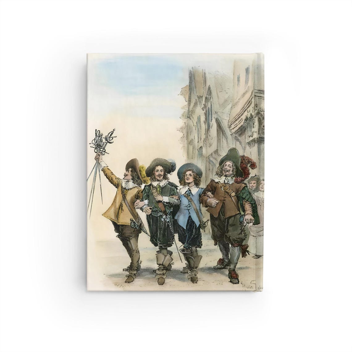 The Three Musketeers, First Edition Reproduction SMALLER Journal BLANK ...