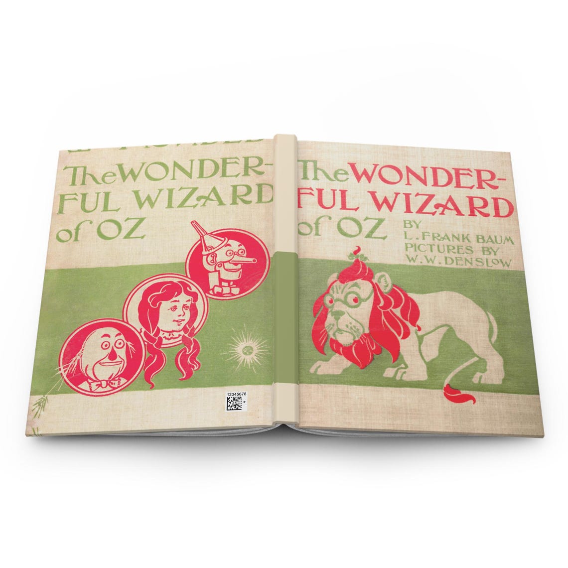 Wonderful Wizard of Oz, First Edition Reproduction LARGER Journal ...