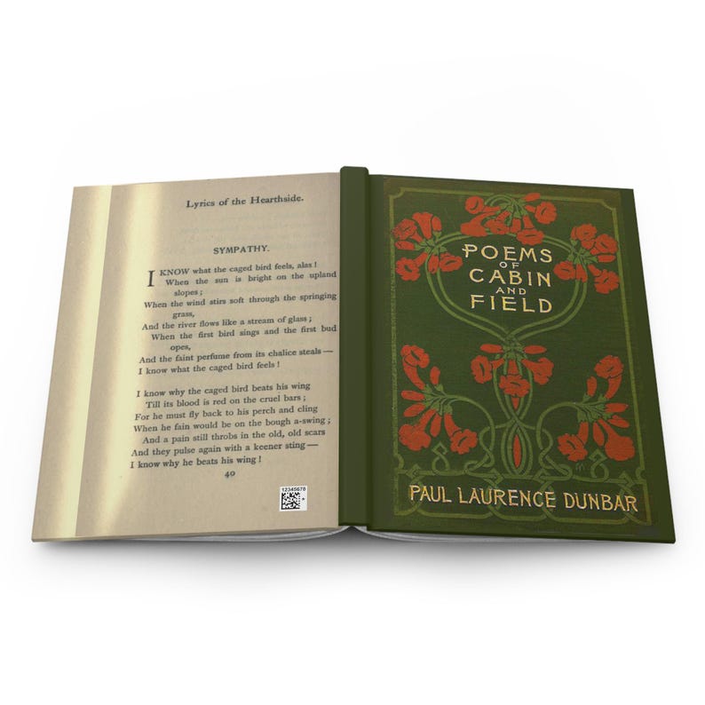 Paul Laurence Dunbar Poems, First Edition Reproduction LARGER Journal ...