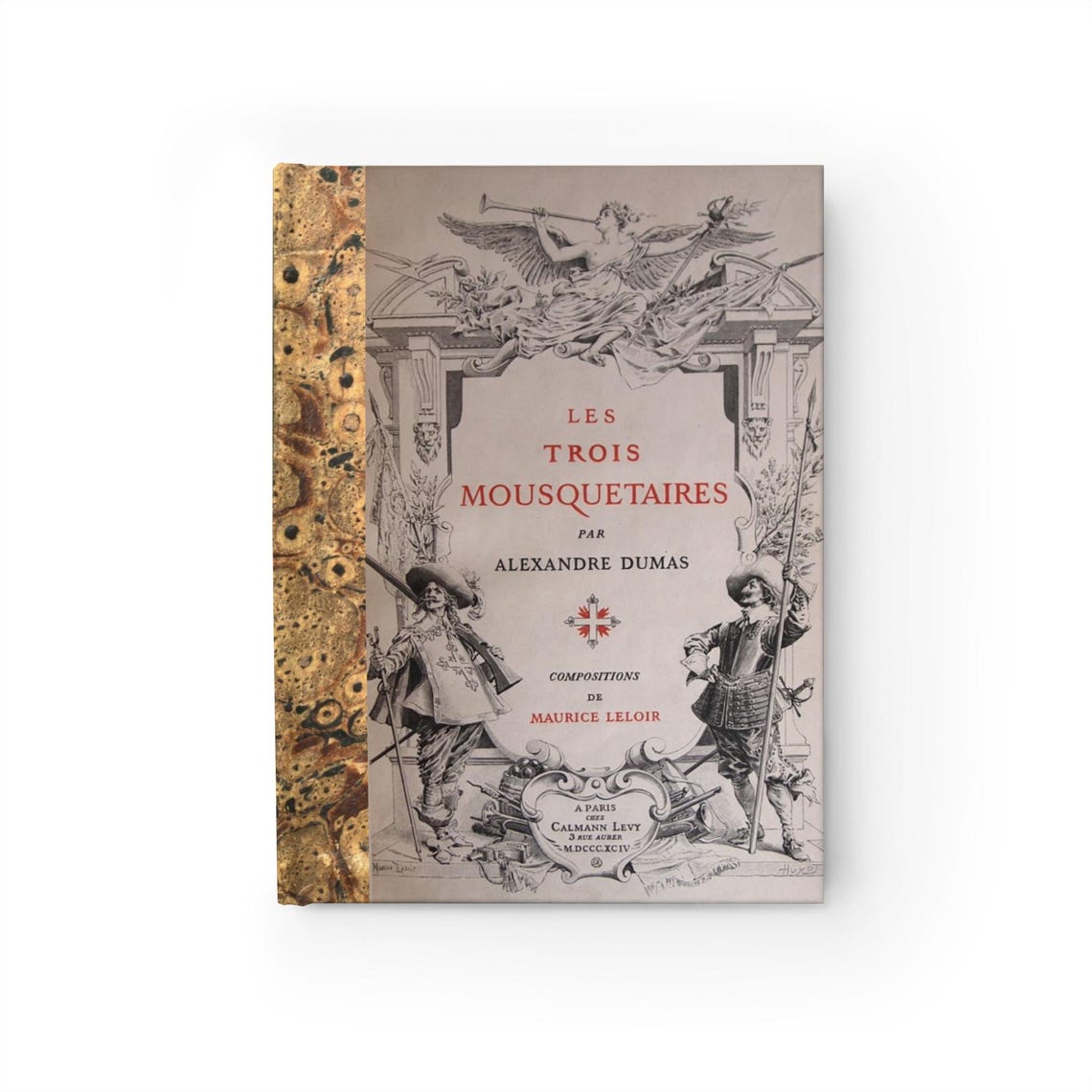 The Three Musketeers, First Edition Reproduction SMALLER Journal BLANK ...