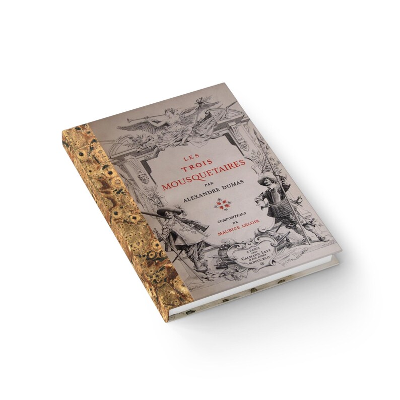 The Three Musketeers, First Edition Reproduction SMALLER Journal BLANK ...