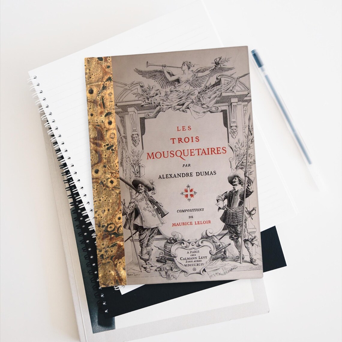 The Three Musketeers, First Edition Reproduction SMALLER Journal BLANK ...