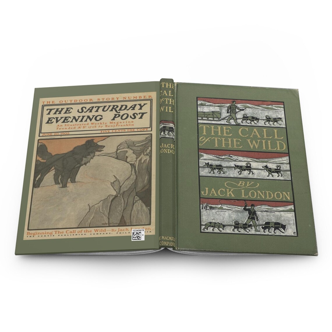 Call of the Wild, First Edition Reproduction LARGER Journal - LINED ...