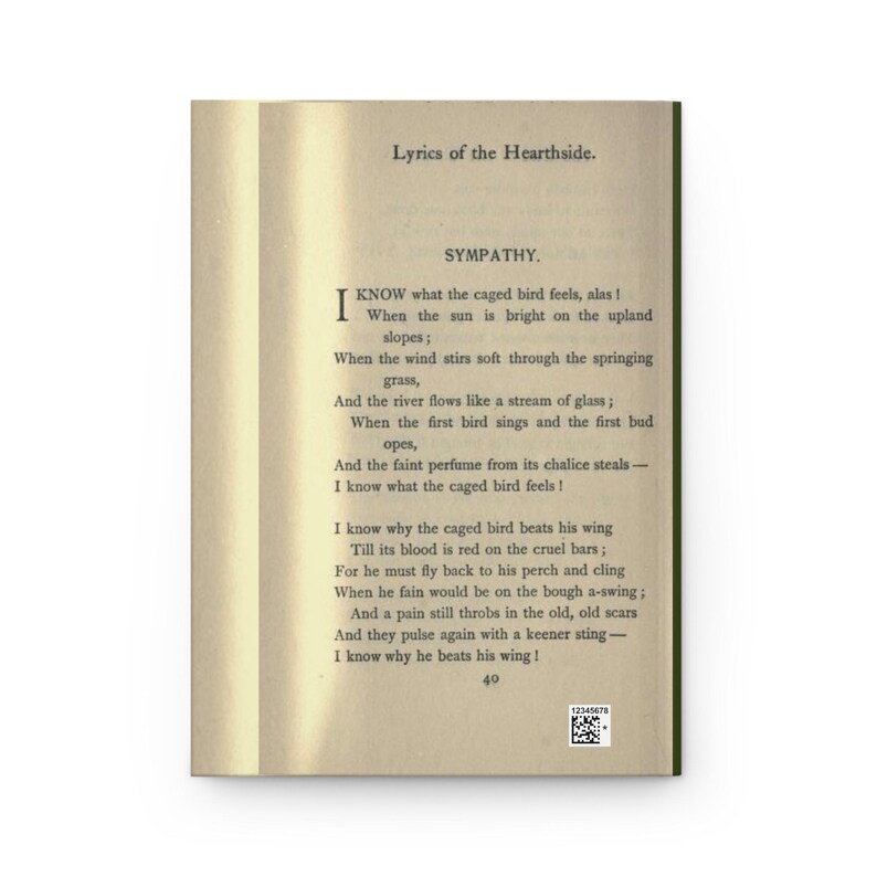 Paul Laurence Dunbar Poems, First Edition Reproduction LARGER Journal ...