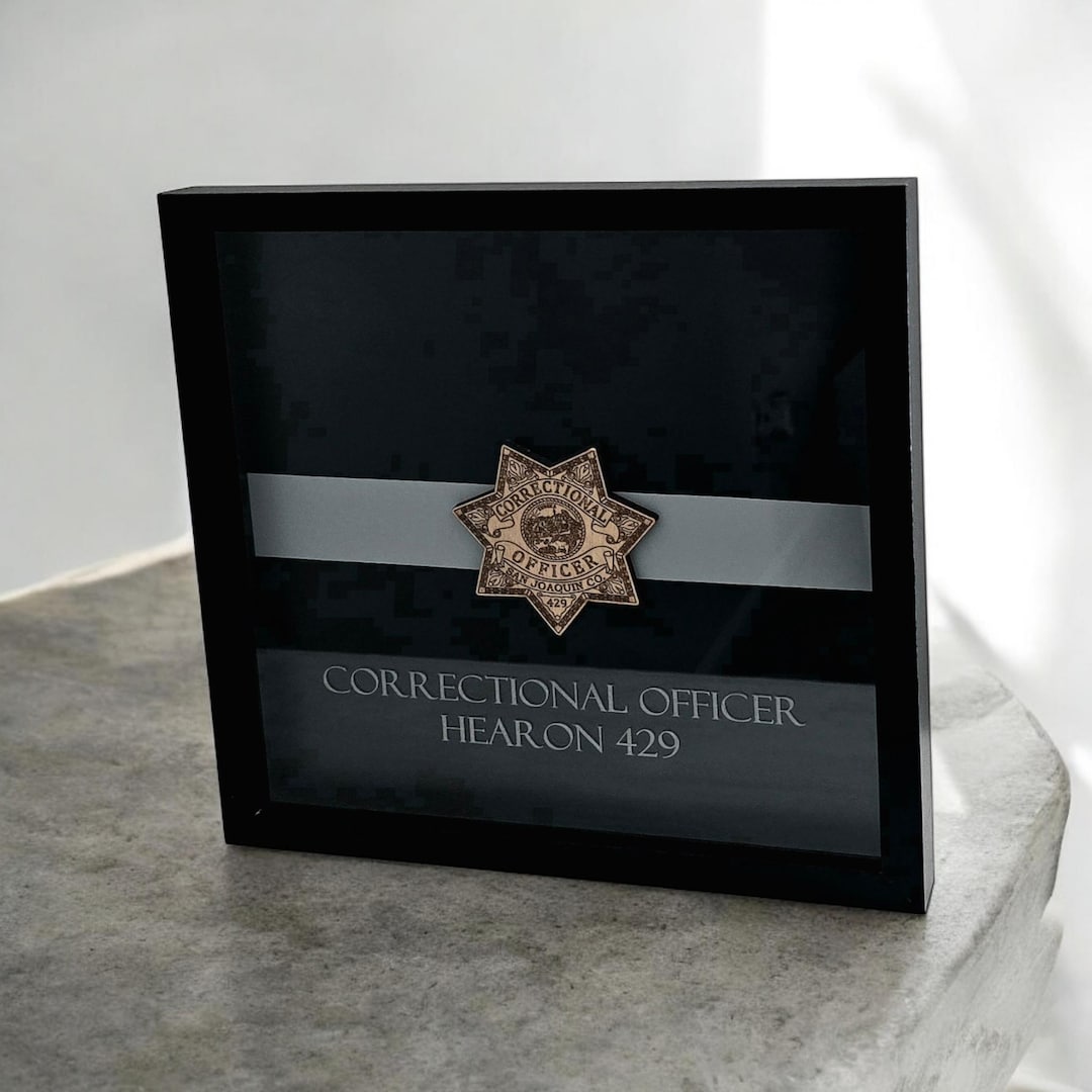 Custom First Responder Shadow Box - Personalized for Firefighters ...