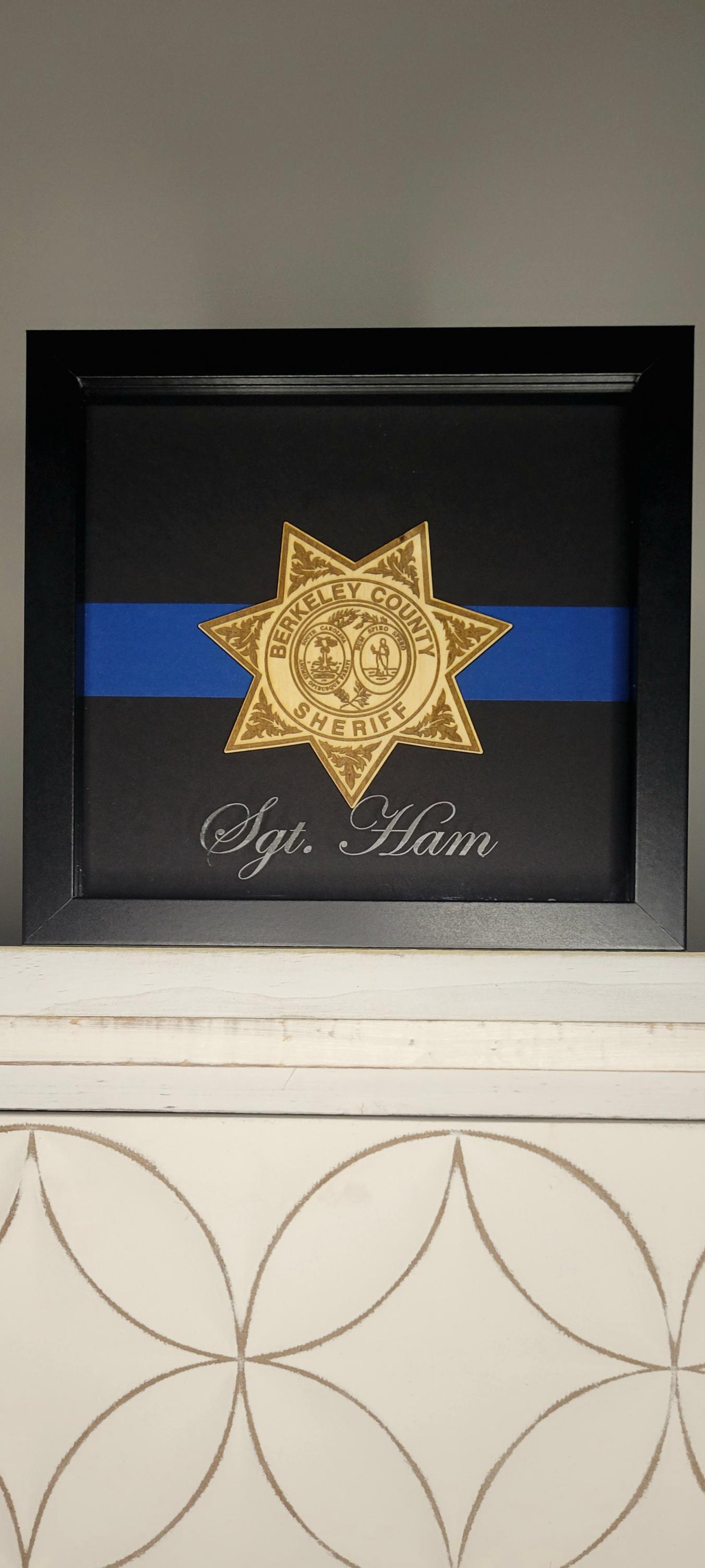 Custom First Responder Shadow Box - Personalized for Firefighters ...