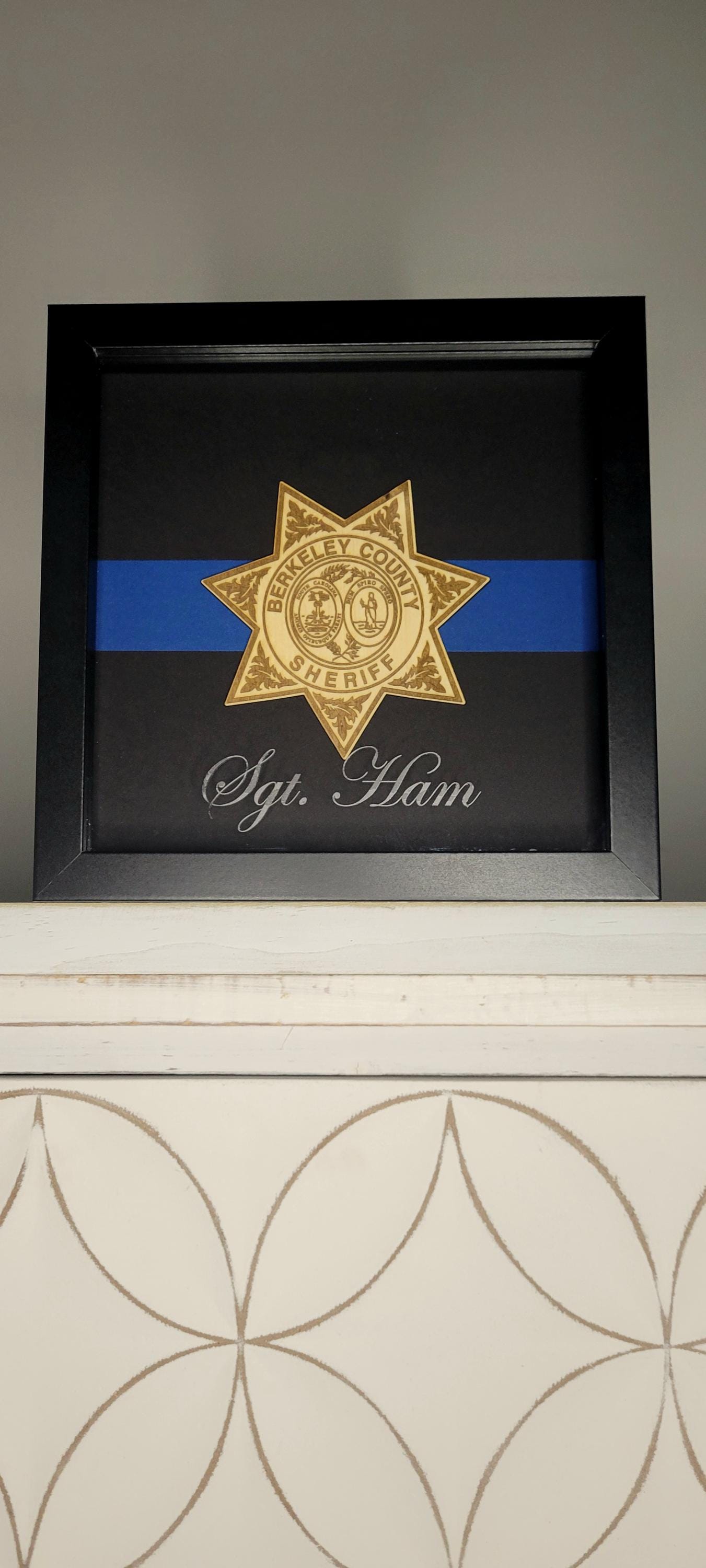 Custom First Responder Shadow Box - Personalized for Firefighters ...