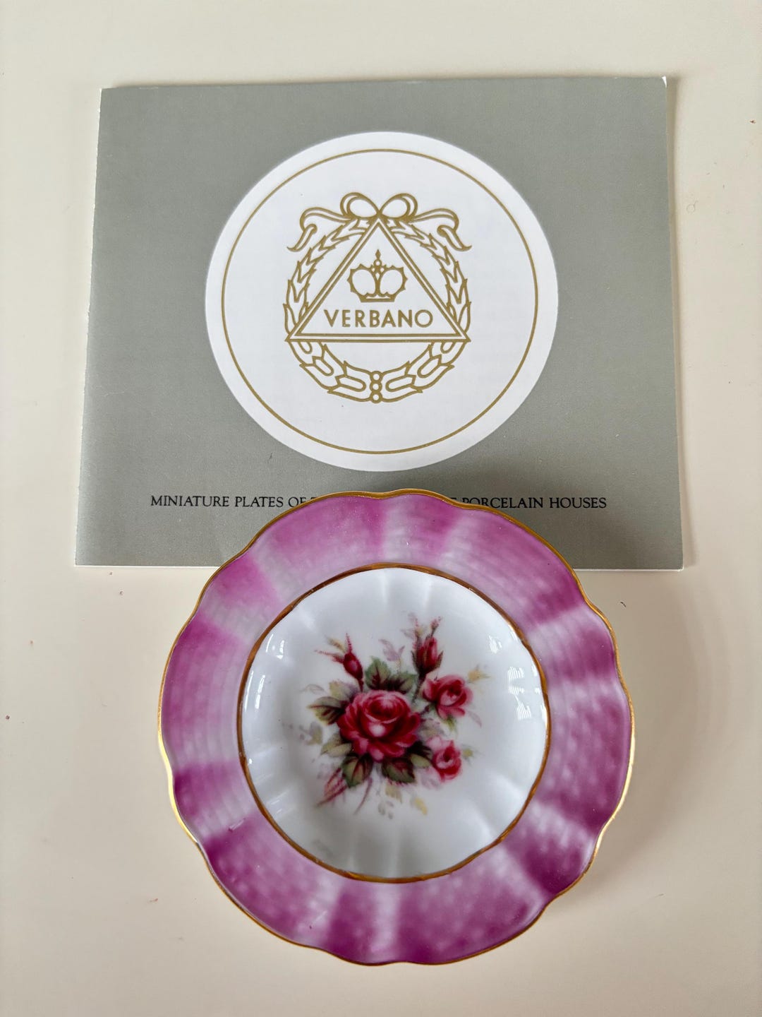 Verbano Argentina Miniature Plates of the Worlds Greatest Porcelain ...
