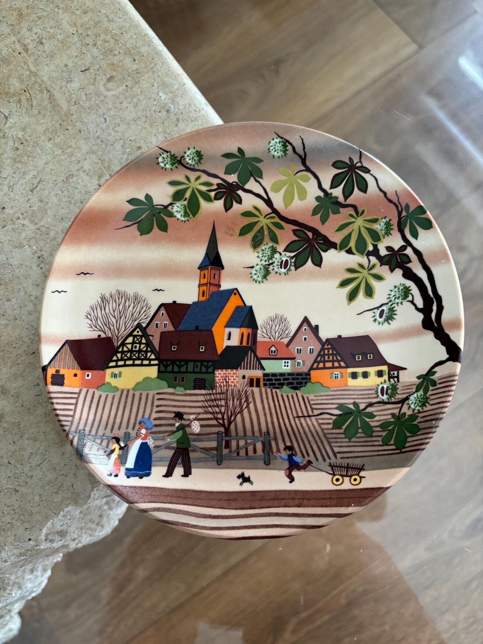 Vintage Poole Pottery Dorset England 15cm Scenic Collectors Plate, in ...