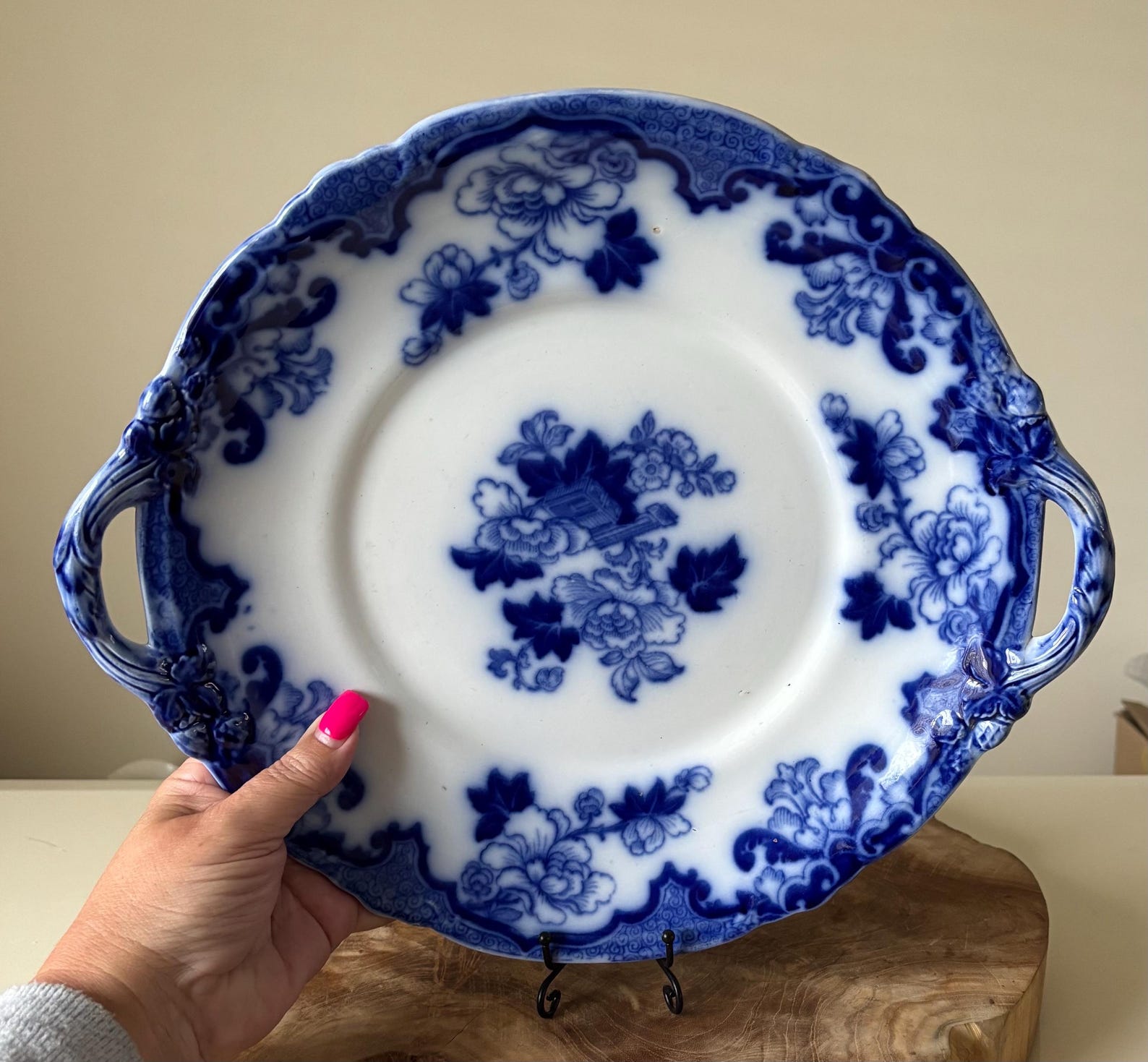 Very Rare Beautiful C1862, T.C. Brown-westhead Moore & Co, Flow Blue ...