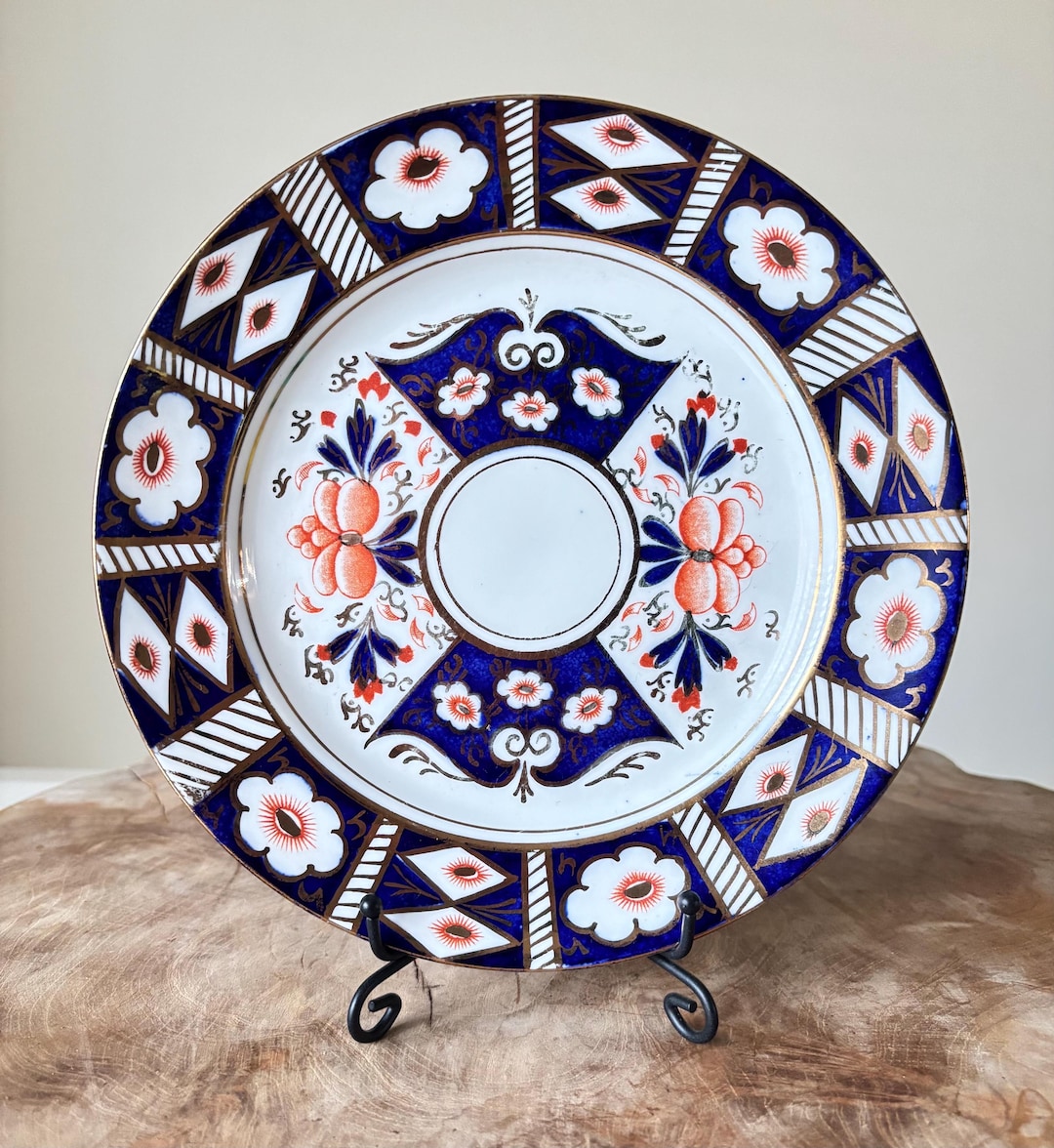 Rare Antique C1892-1912 Sutherland China ‘imari Pattern’ Tea / Cake ...