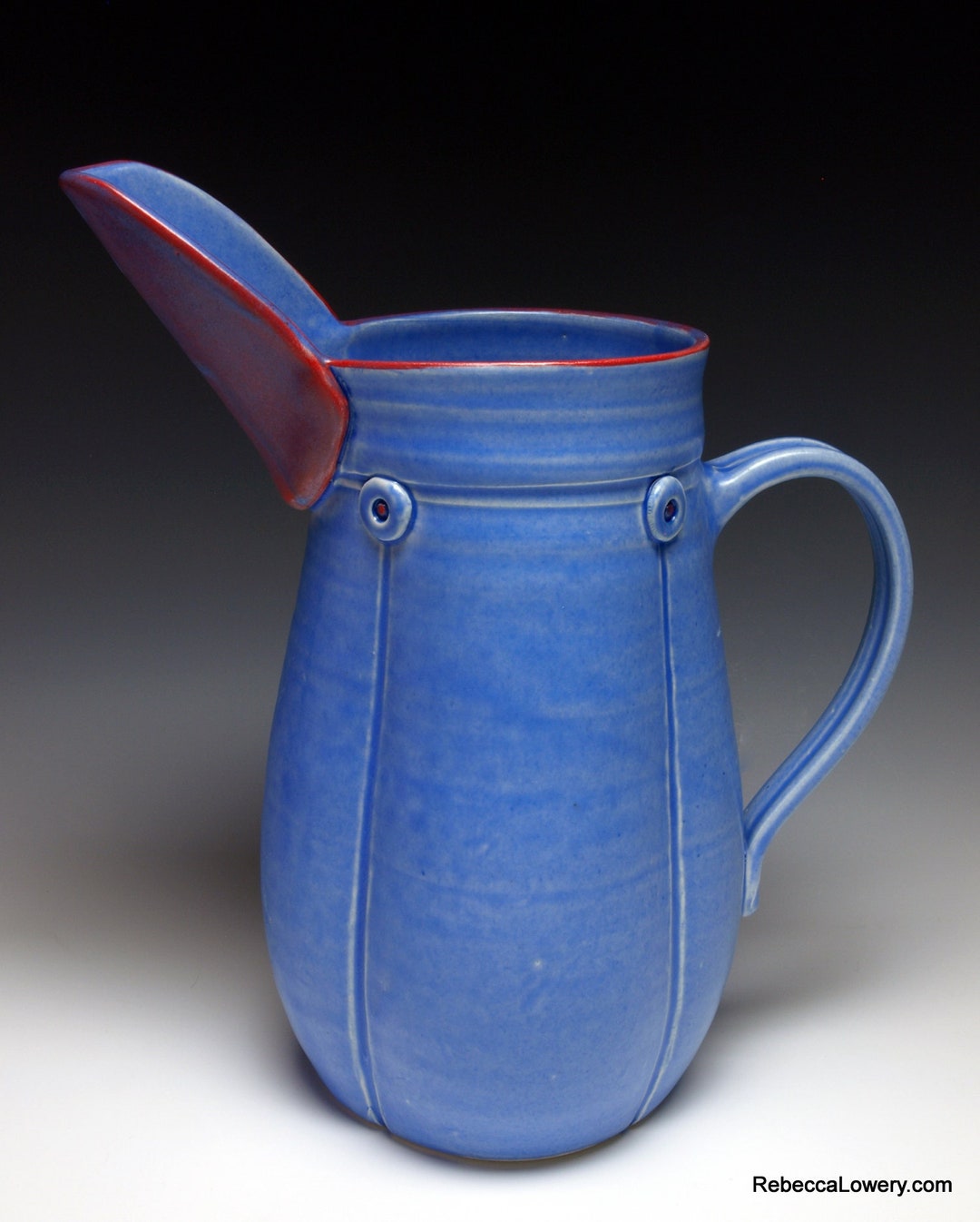 Button Ceramic Parrot Pitcher - Etsy