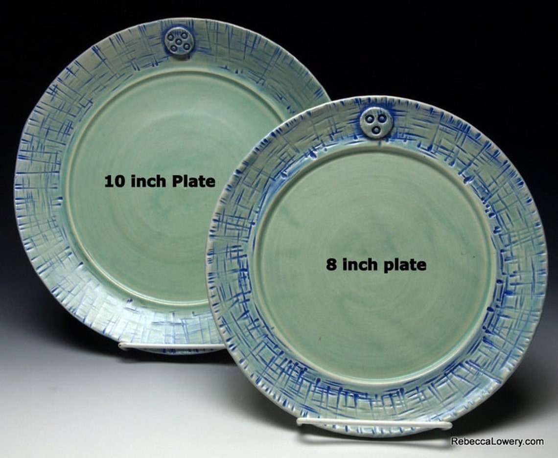 Denim 10 Dinner Plate - Etsy