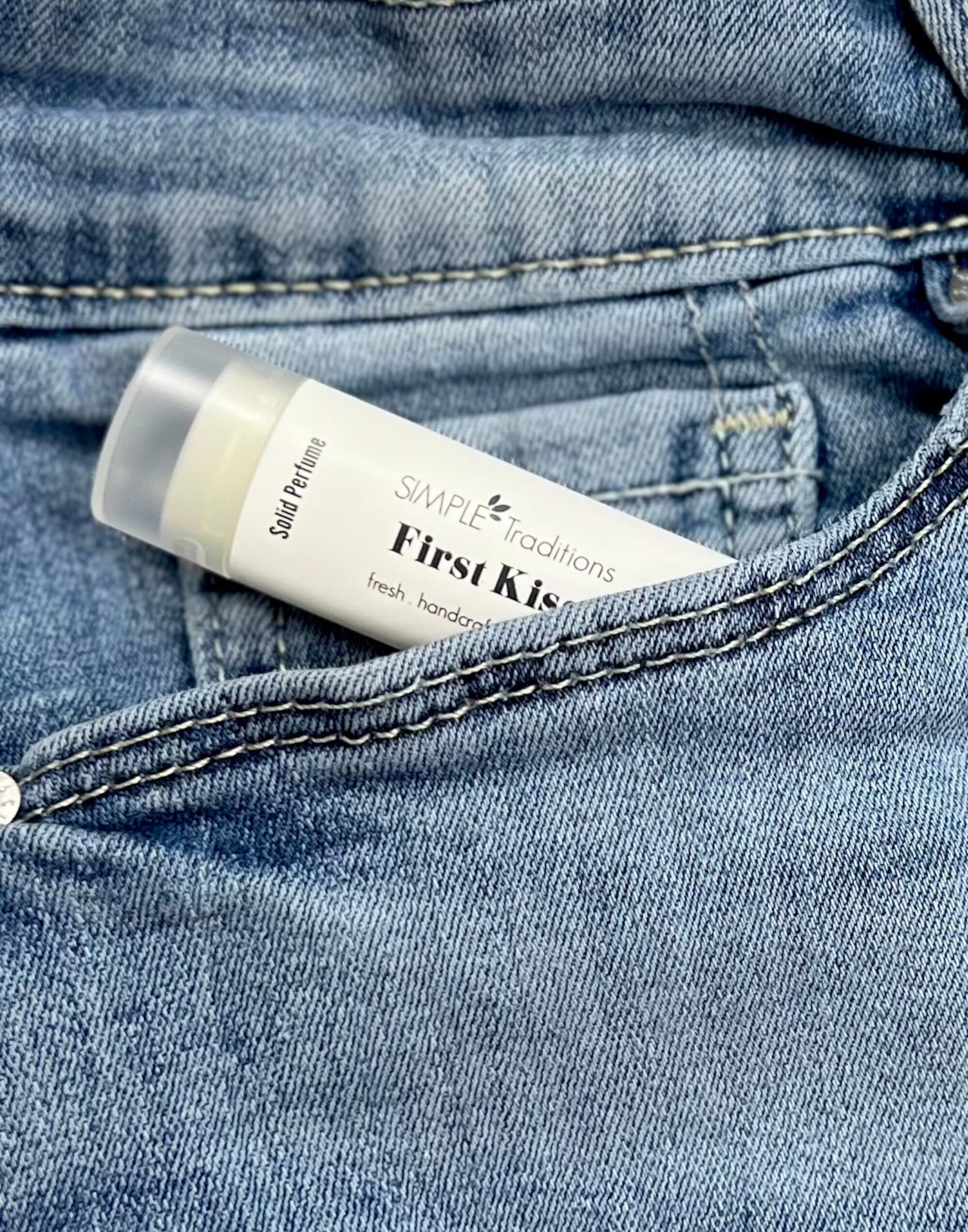 First Kiss Solid Perfume Stick: Fresh Light Fruity Floral Fragrance ...