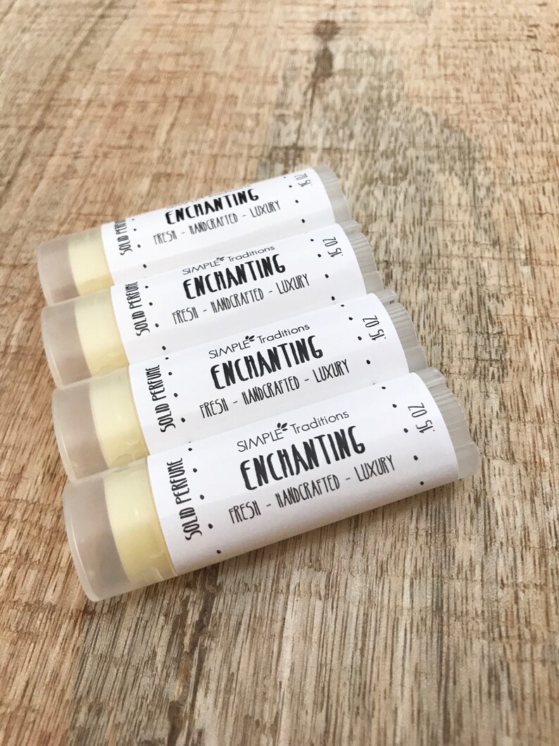 Perfume Jasmine Lily Violet Enchanting Solid Perfume - Etsy