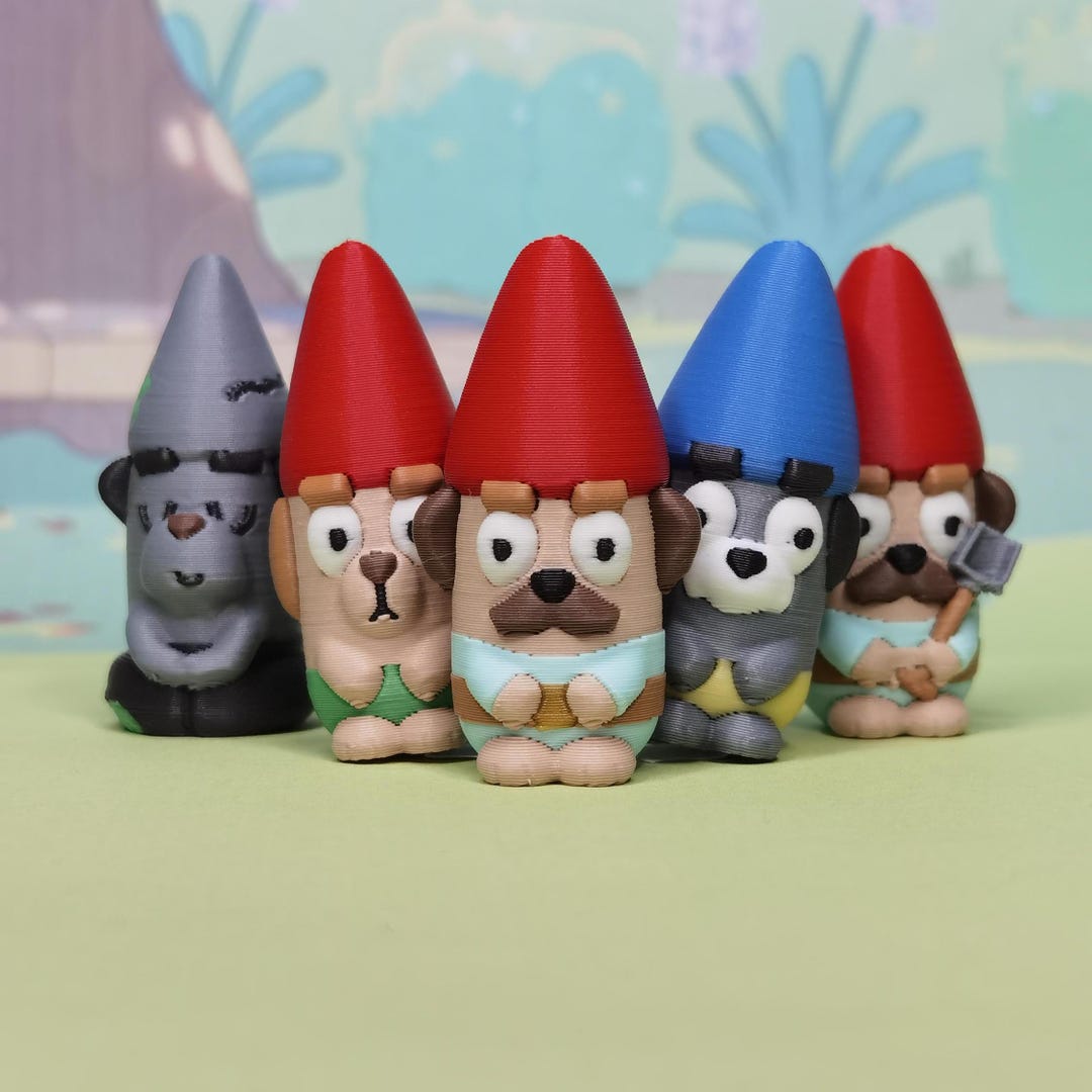 Bluey Gnomes Hecuba and Friends Bingo Husband Playset Accessory - Etsy ...